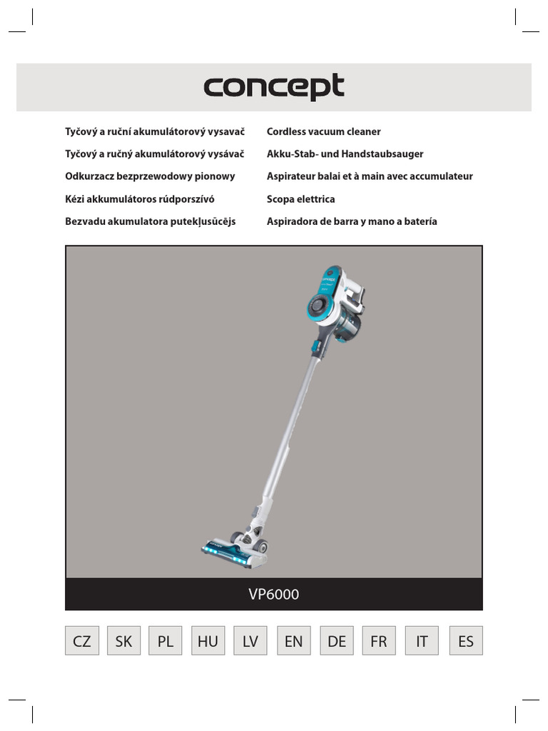 CONCEPT VP6000 Navod | PDF