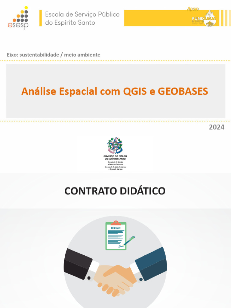 Analise Espacial Com QGIS e Geobases | Download grátis PDF | Mordeu ...