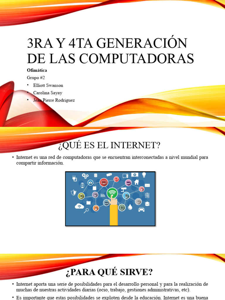 3ra y 4ta Generación de Las Computadoras | Descargar gratis PDF ...