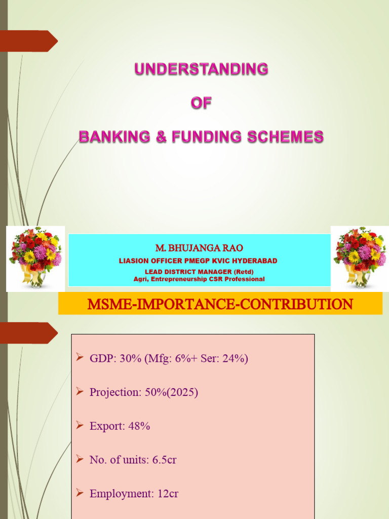 Bank Schemes | PDF | Loans | Banks