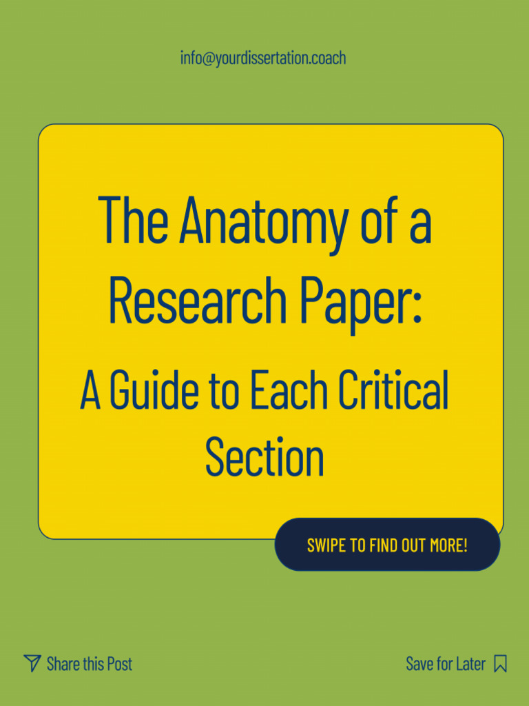 Anatomy of Research Paper | PDF