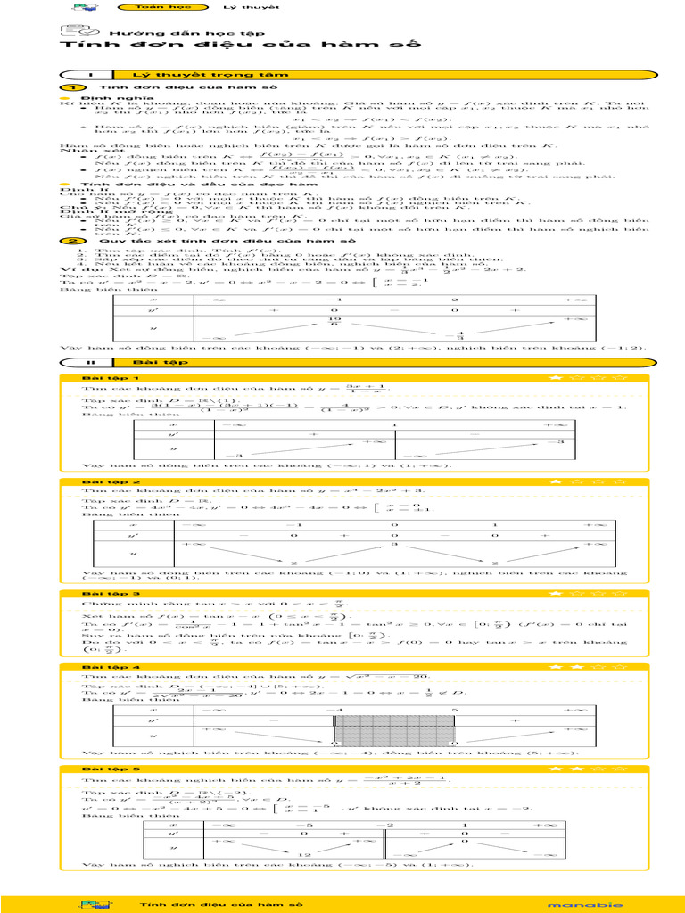 don dieu cua ham so | PDF