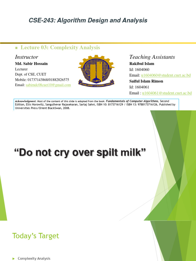 L03 - 03.10.18 - Performance Analysis and Measurement | PDF ...