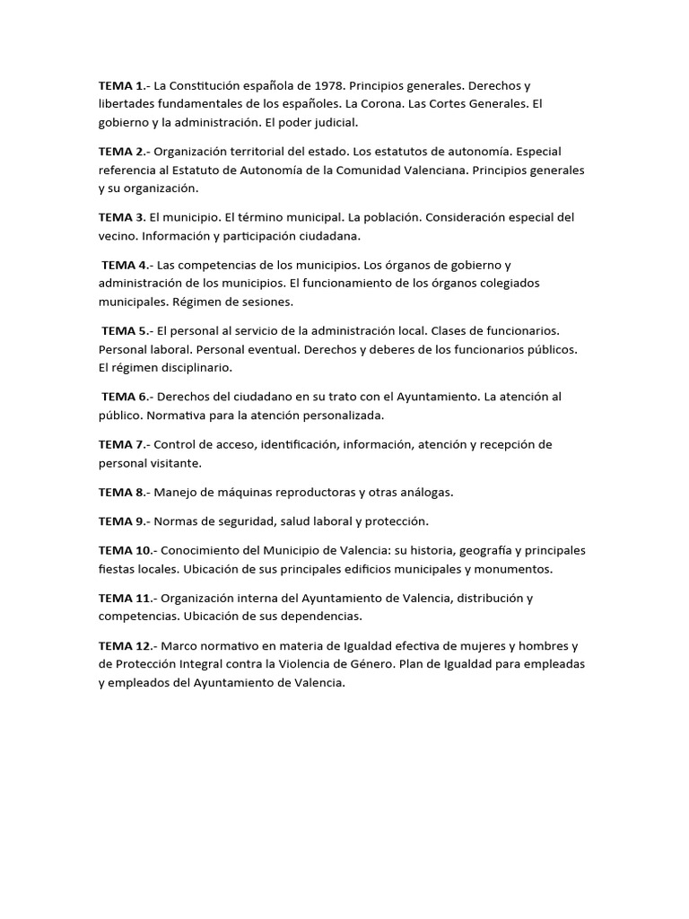 Temari Subaltern Valencia | PDF