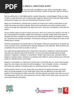 10 Minute Gratitude Meditation Script | PDF