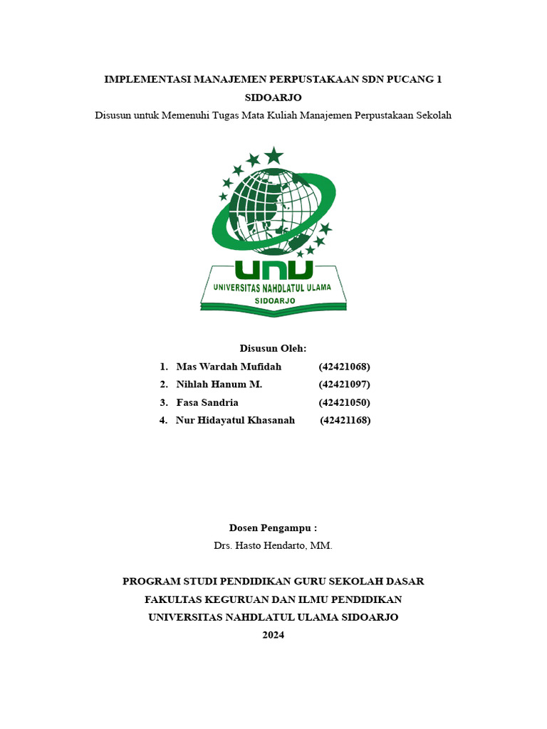 MNJ Perpustakaan Pucang-1 | PDF | Karier & Perkembangan | Seni & Disiplin Bahasa