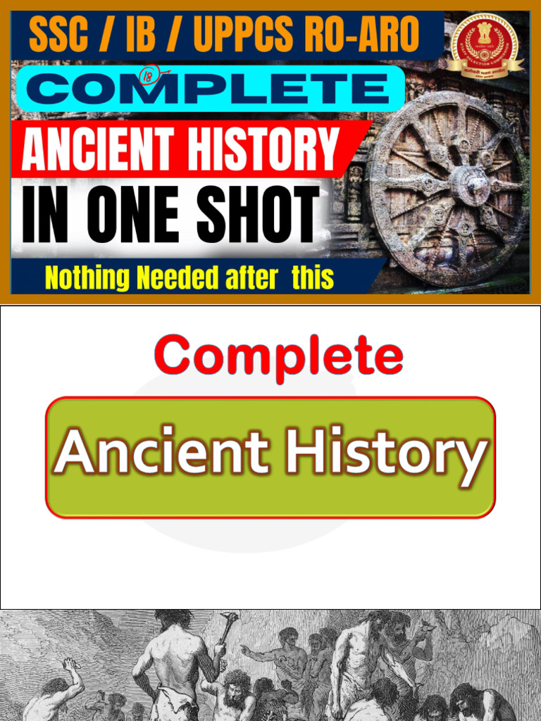 ( (Lecture Complete) ) Ancient History One Shot by Parmar Sir | PDF ...