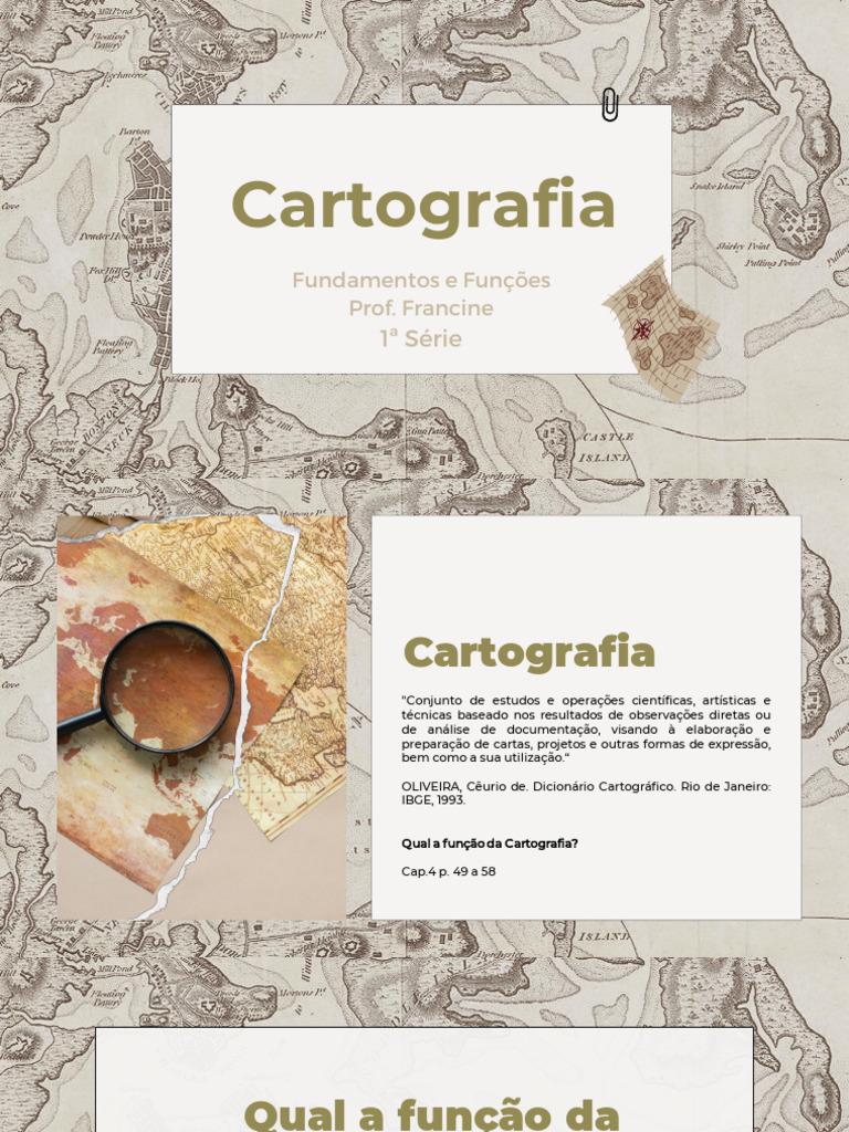 Cartografia - Representação e Localização - 1 SEMESTRE - 1serie | PDF ...
