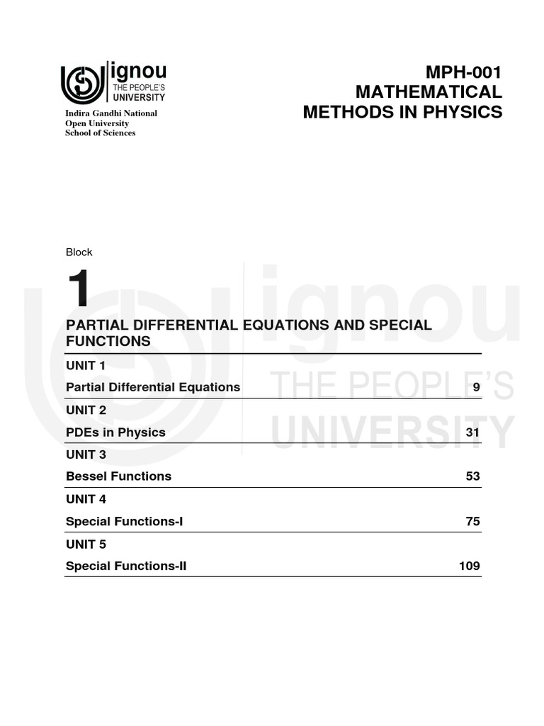 Math Method | PDF | Partial Differential Equation | Equations