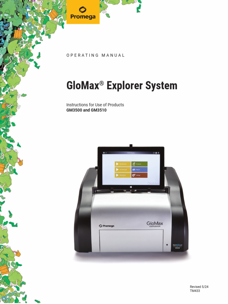 Glomax Explorer System Operating Manual | PDF | Personal Computers ...
