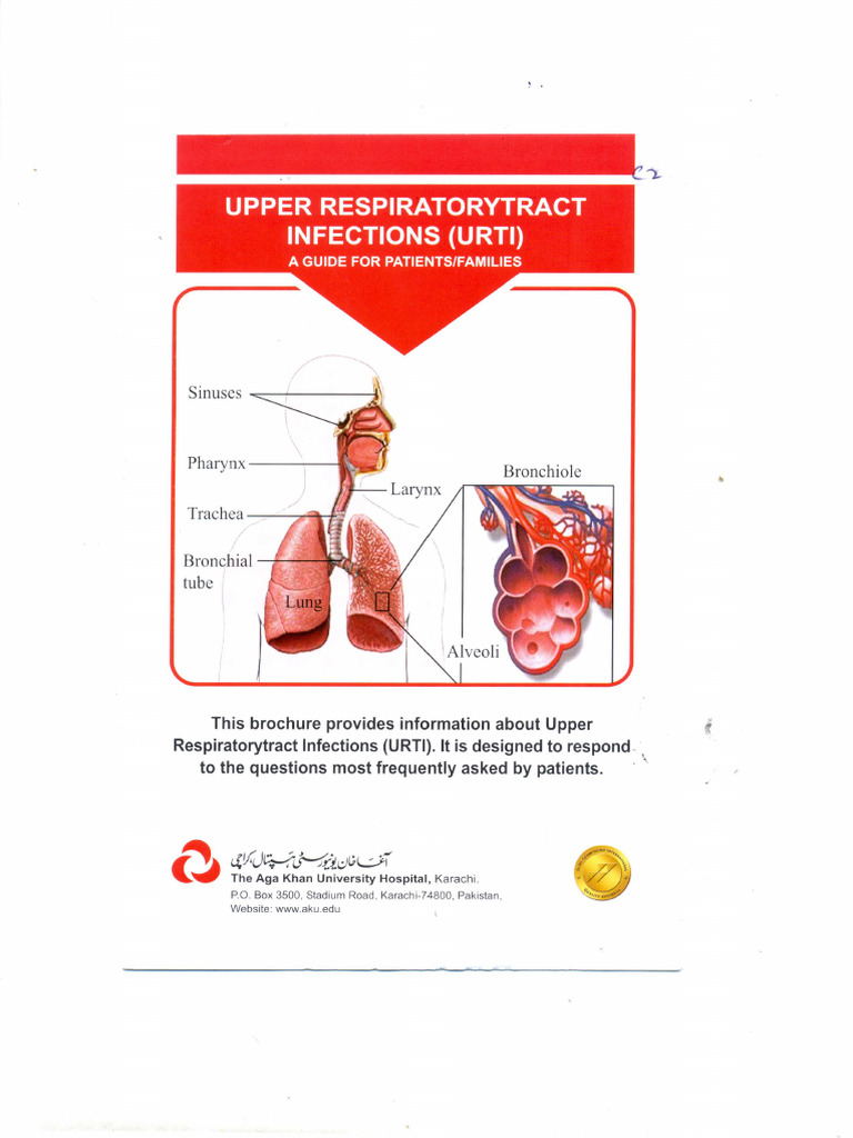 Upper Respiratory Tract Infactions Prevention | PDF