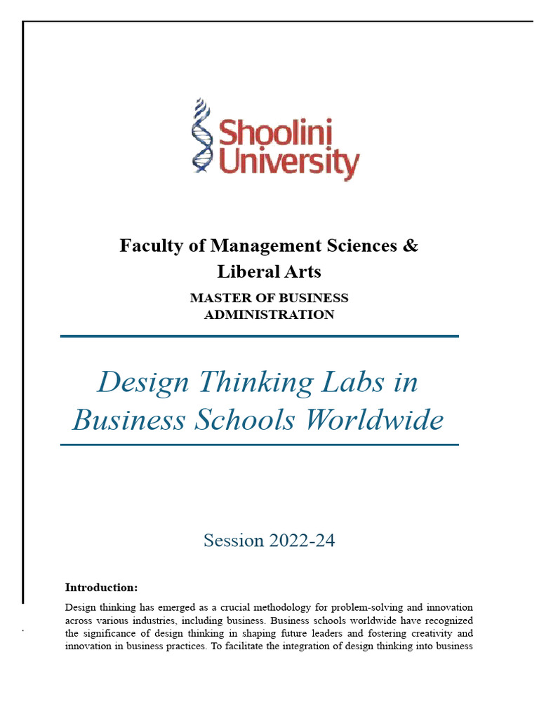Design Thinking Presentation Final | PDF | Design Thinking ...