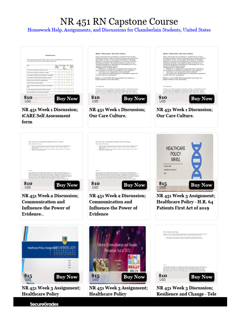 NR 451 RN Capstone Course Overview | PDF | Medical Specialties ...