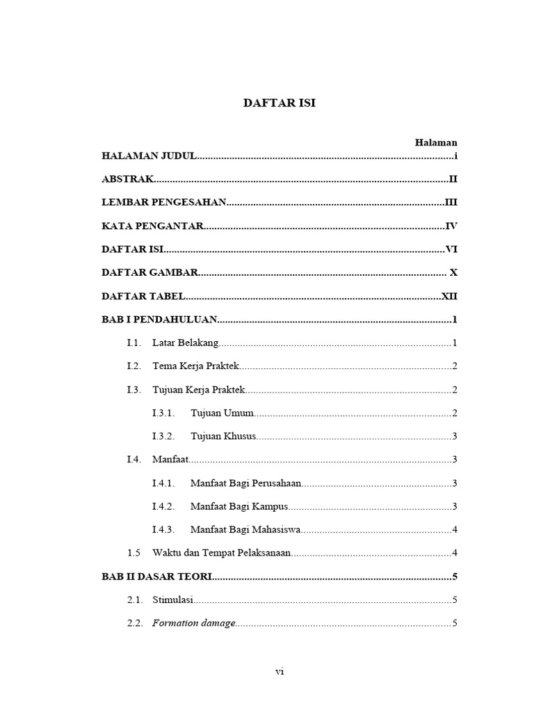 Daftar Isi - Daftar Gambar Vi - Viii Ridho | PDF | Teknologi & Rekayasa