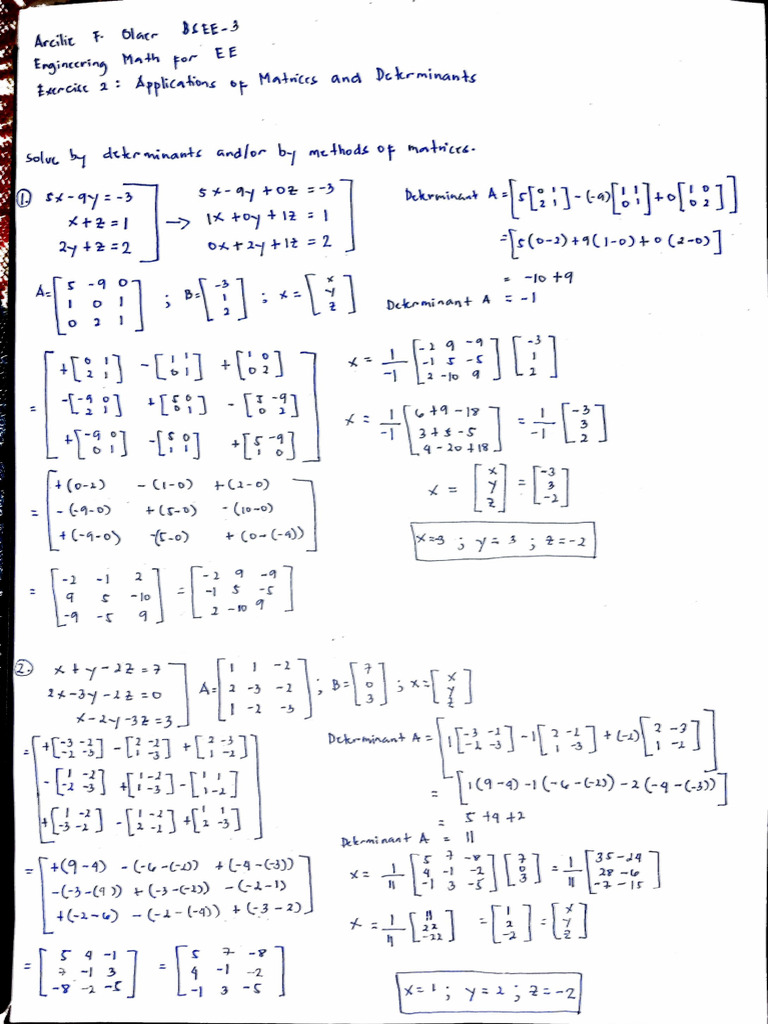 Exercise 2-Answers | PDF