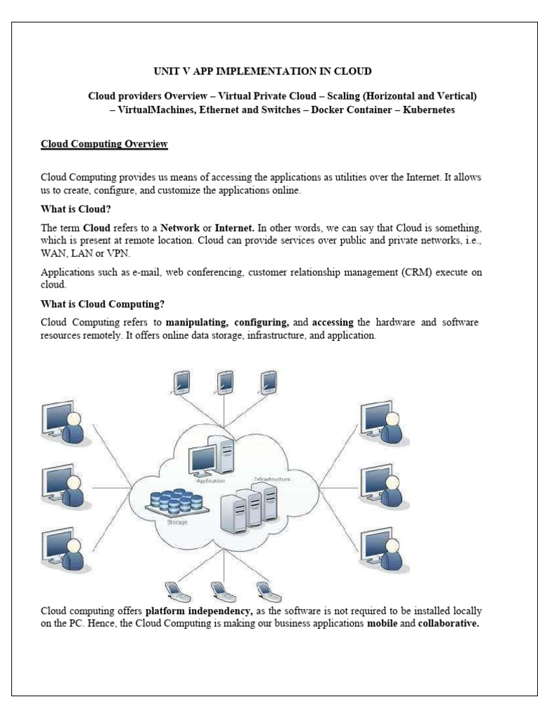 Unit -5 | PDF | Cloud Computing | Network Switch