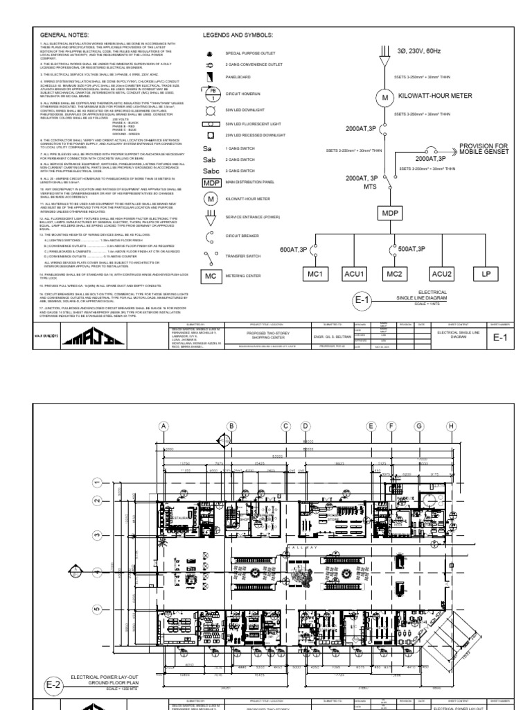Electrical Plan | PDF | Electrical Equipment | Power (Physics)
