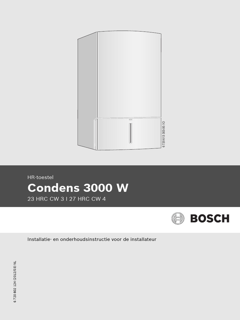 Condens 3000 W: 23 HRC CW 3 I 27 HRC CW 4 | PDF