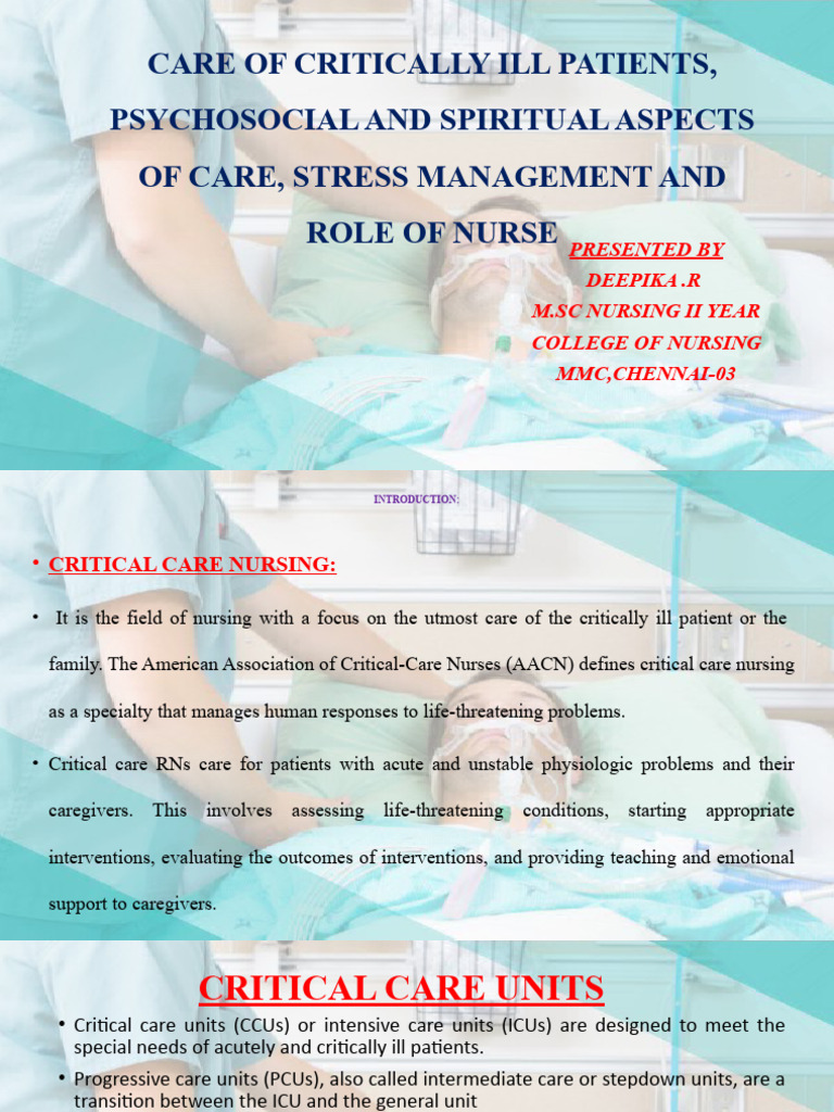 Care of Critically Ill Patient | PDF | Intensive Care Medicine ...