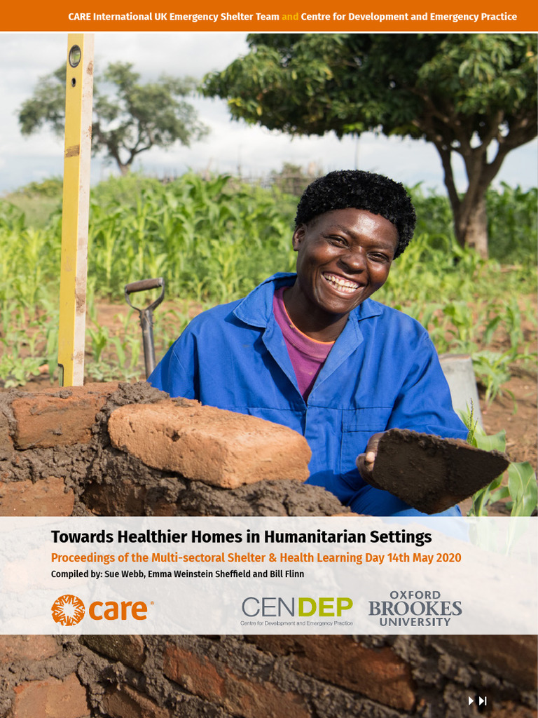 CARE - CENDEP - Towards Healthier Homes in Humanitarian Settings - Aug ...