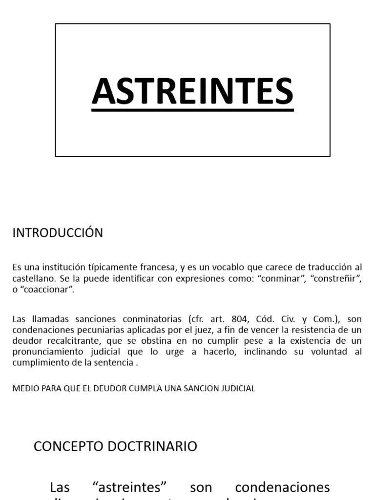 ASTREINTES | PDF | Juez | Castigos