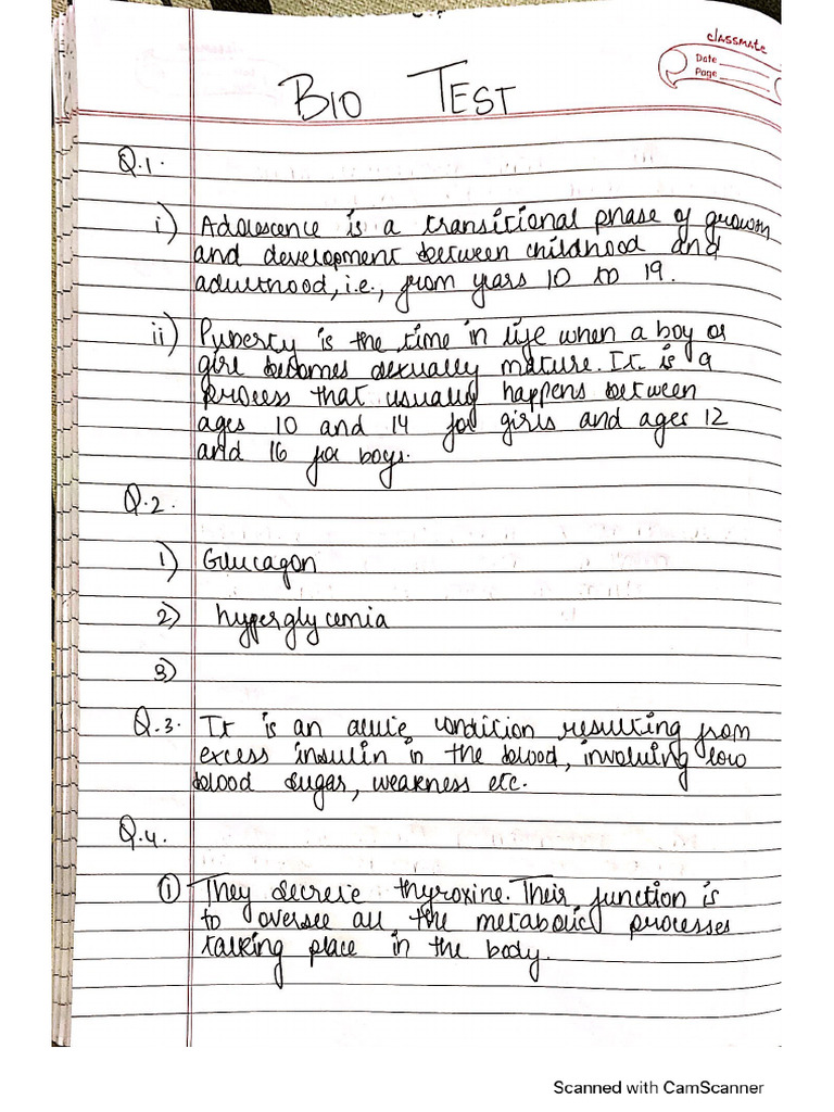 Aa Bio Test - 20210124095353 | PDF