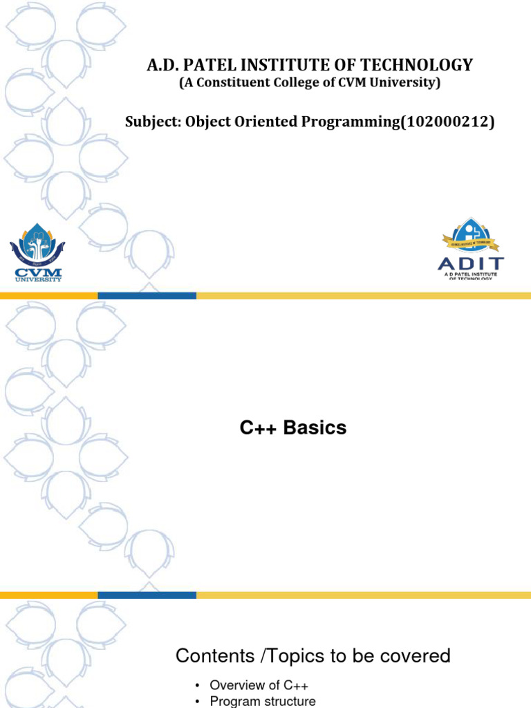 3 Oop | PDF | Namespace | C++ 3 Oop | PDF | Namespace | C++