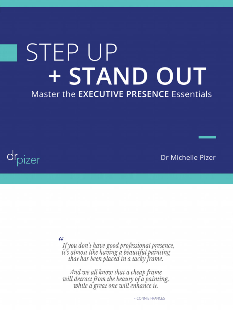 Executive-Presence-2020 | PDF | Leadership | Mentorship