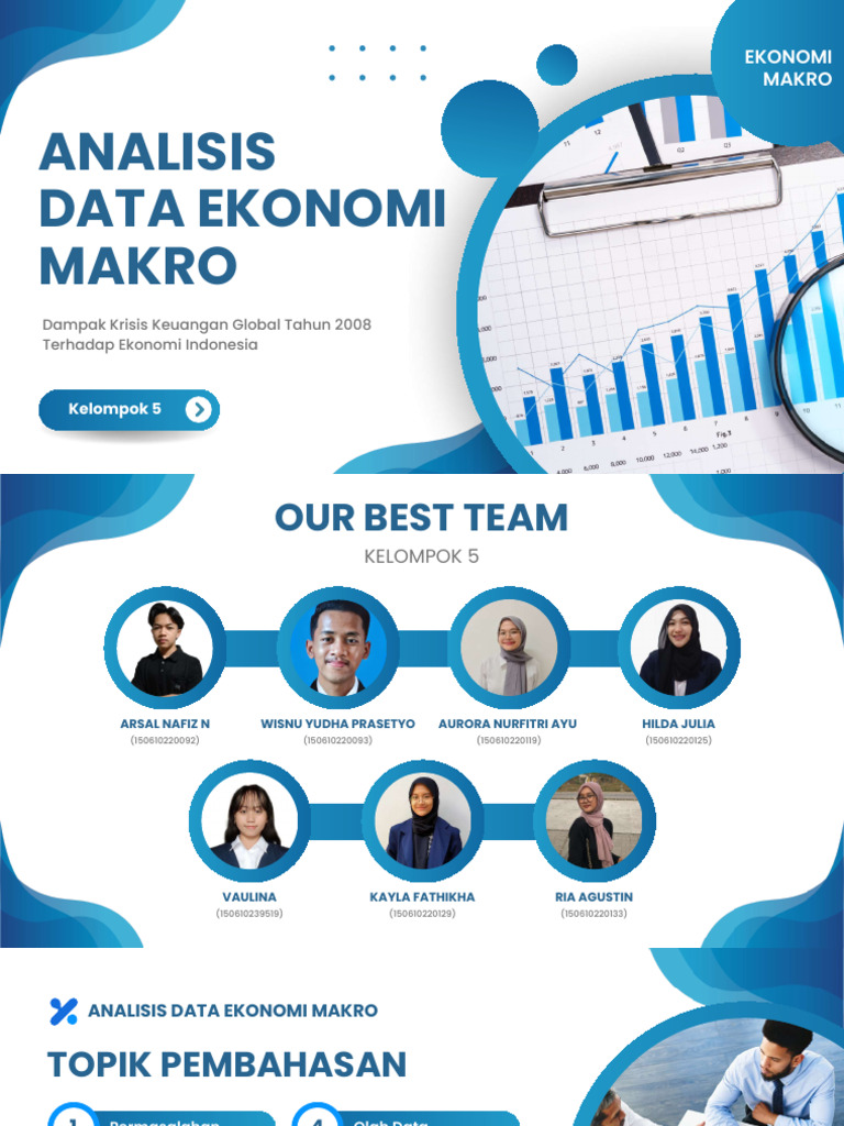 Analisis Data Makro - Kelompok 5 - Ekonomi Makro | PDF