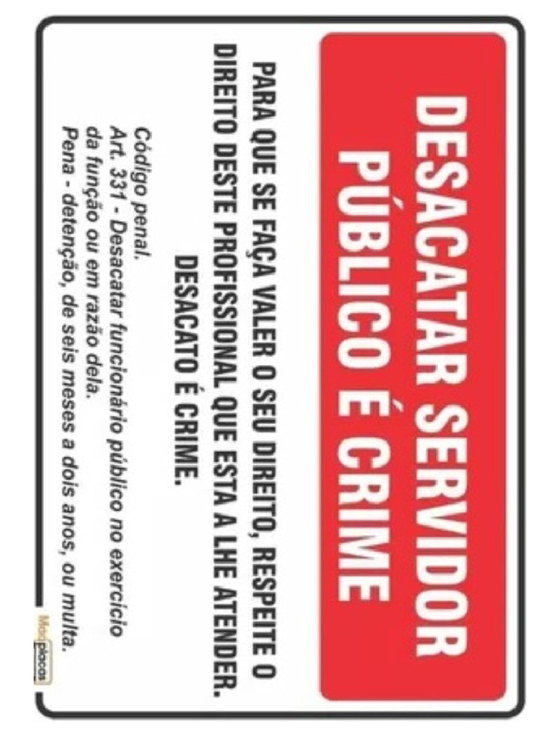 Desacato Ao Funcionário Público | PDF