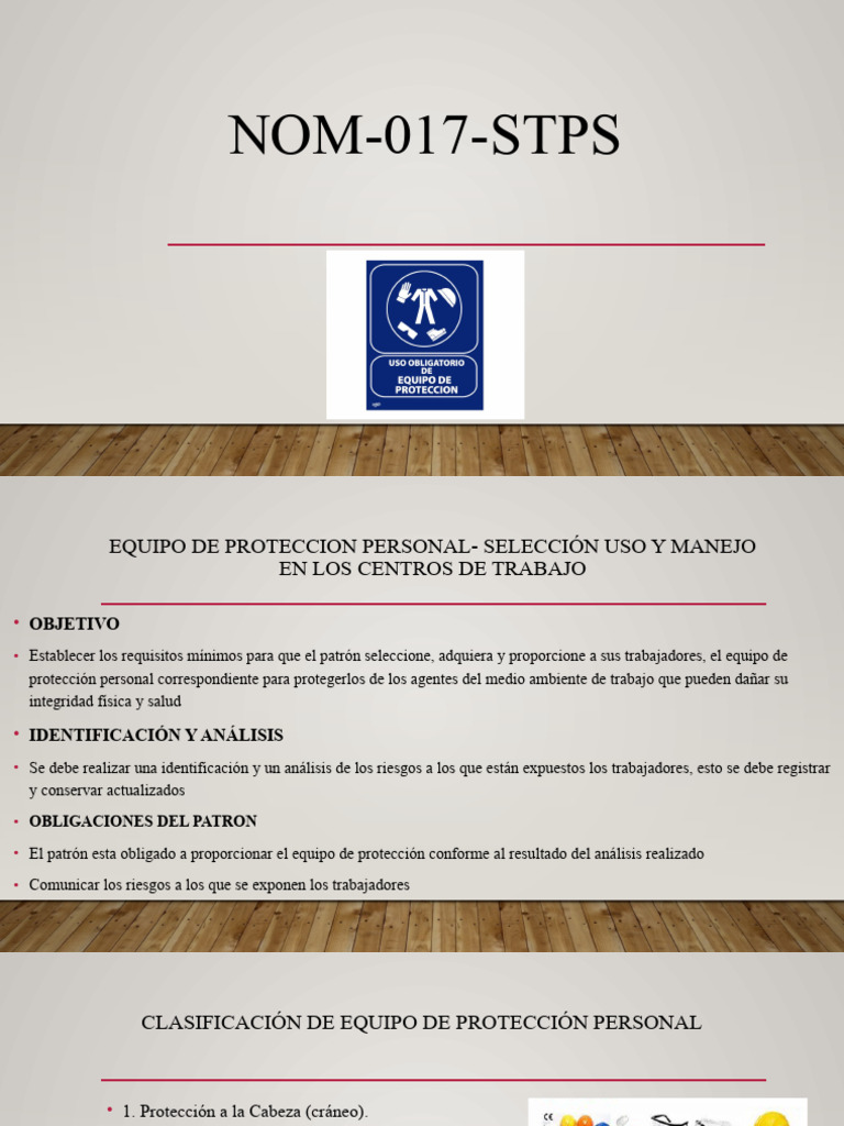 Nom 017 STPS Alexis Hdez | PDF | Guante | Atmósfera de tierra