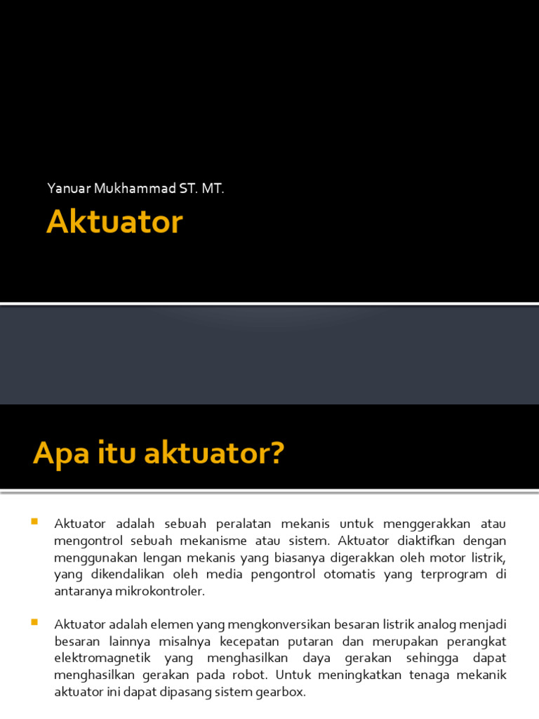 Aktuator | PDF