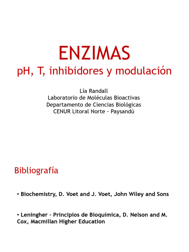 Enzimas 3 | PDF | Inhibidor de la enzima | Enzima