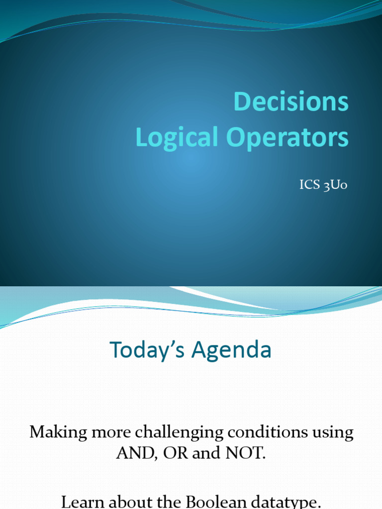 2.3 - Logical Operators | PDF | Logic | Theoretical Computer Science 2.3 - Logical Operators | PDF | Logic | Theoretical Computer Science