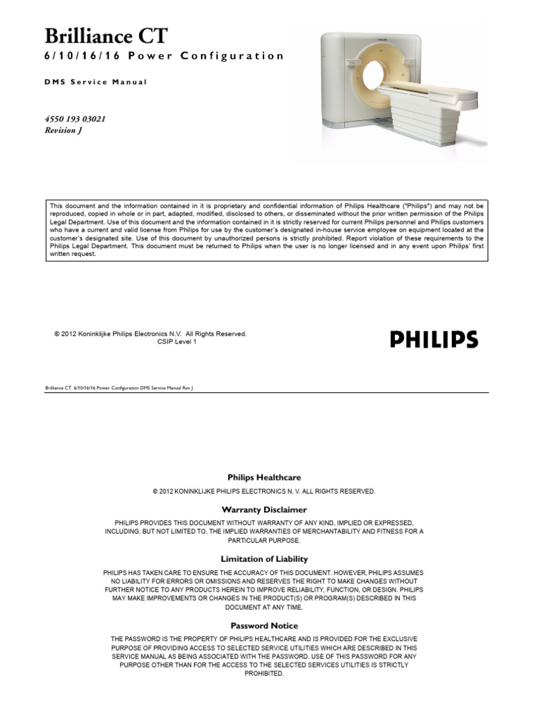 Brilliance - 6-10-16-16P DMS Service Manual | PDF | Image Scanner ...