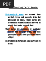 Electromagnetic Waves Project | PDF | Electromagnetic Radiation ...