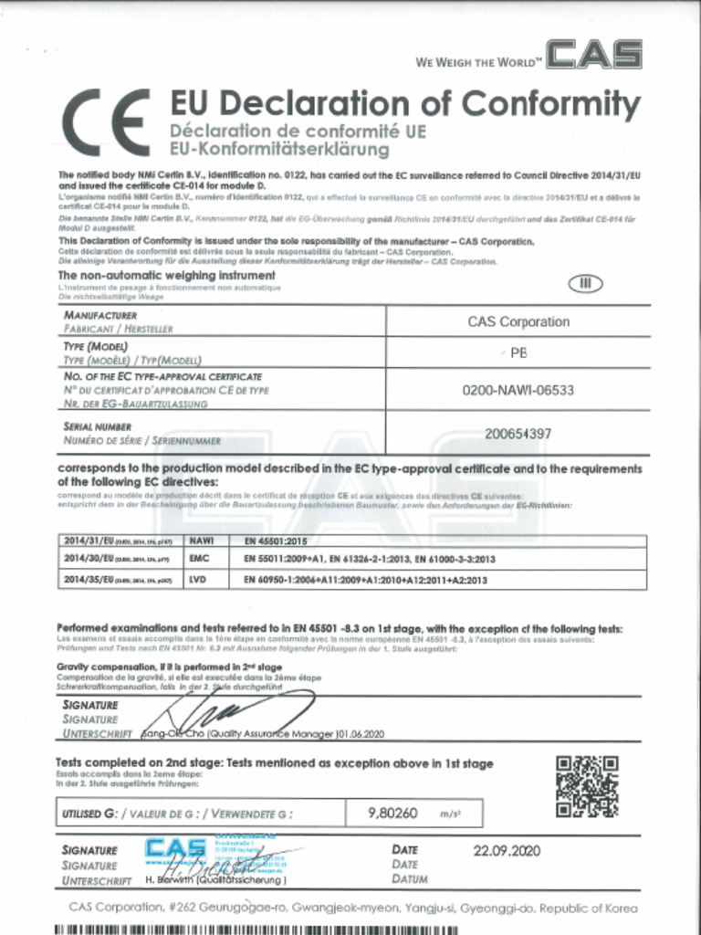 Certificado CE | PDF