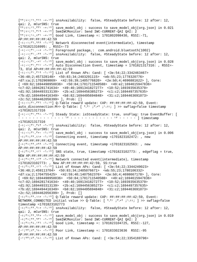 Iwc Dump Old | PDF | Wireless Networking | Networking