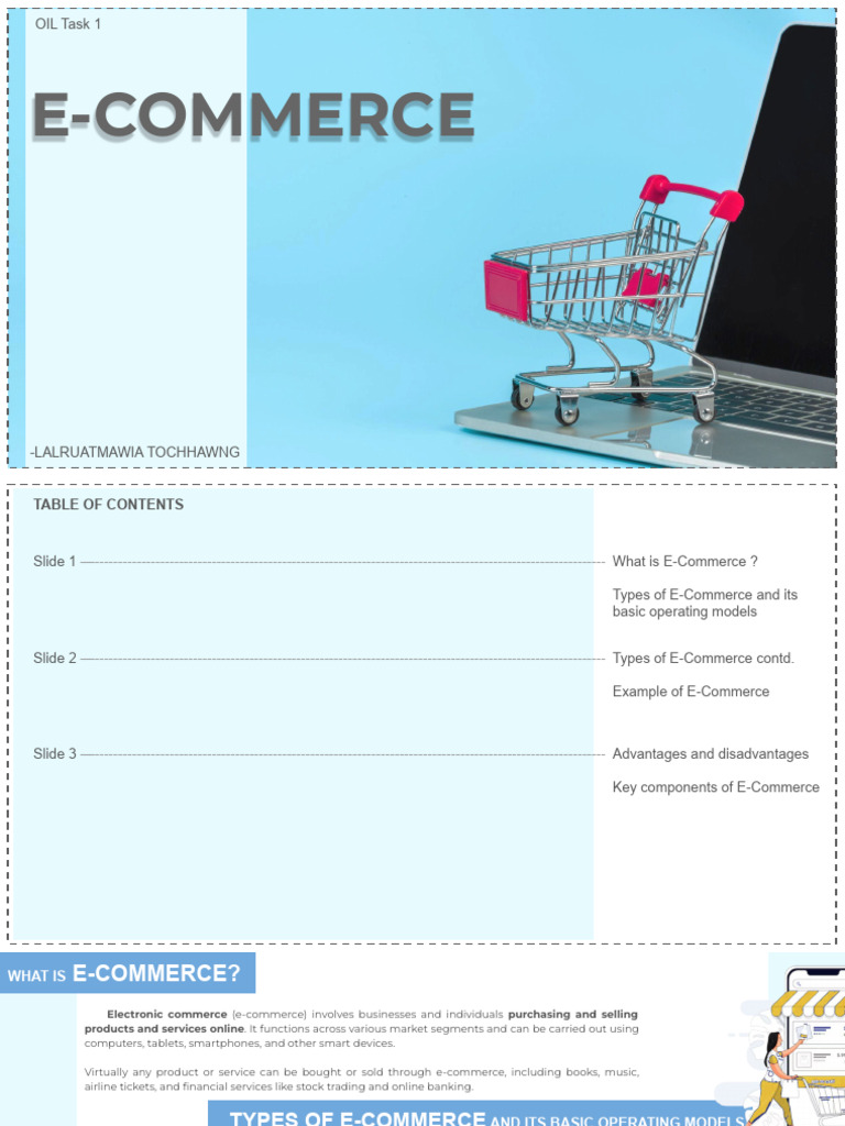 E Commerce | PDF | E Commerce | Online Shopping