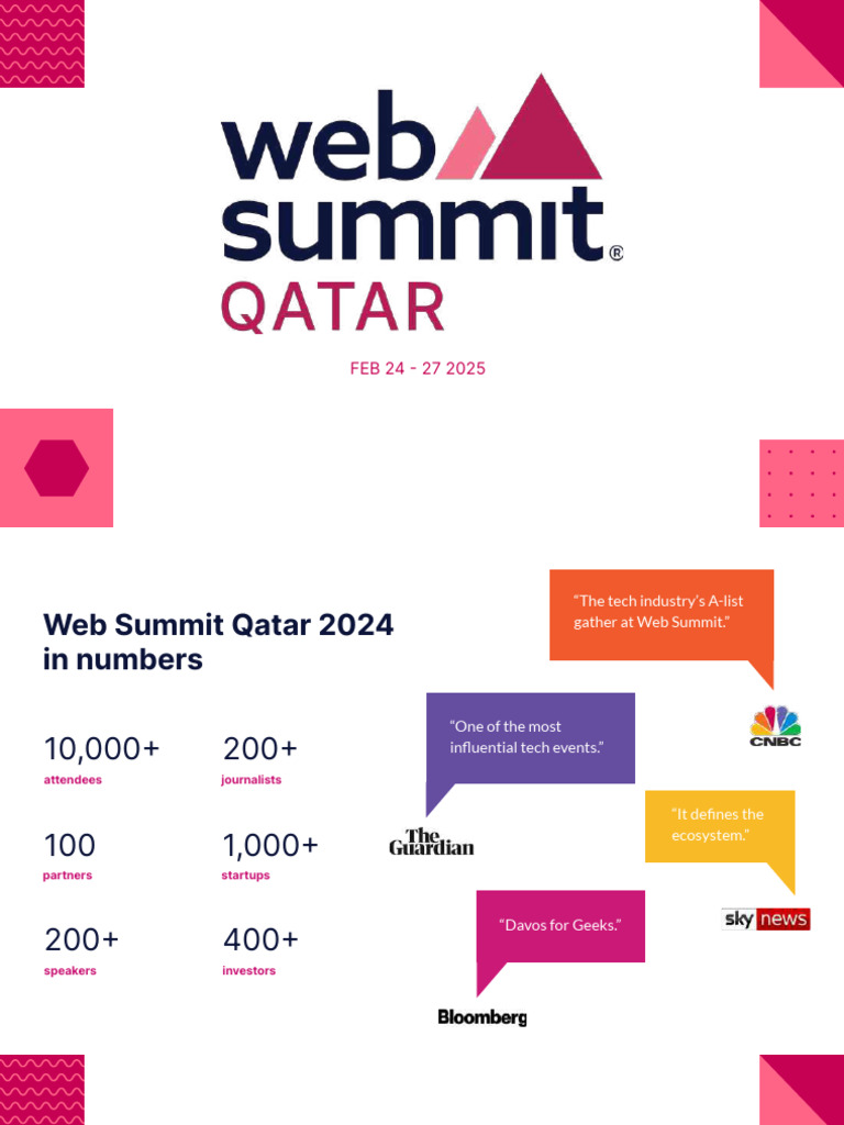 Web Summit Qatar 2025 Overview | PDF | Startup Company | Small Business & Entrepreneurs