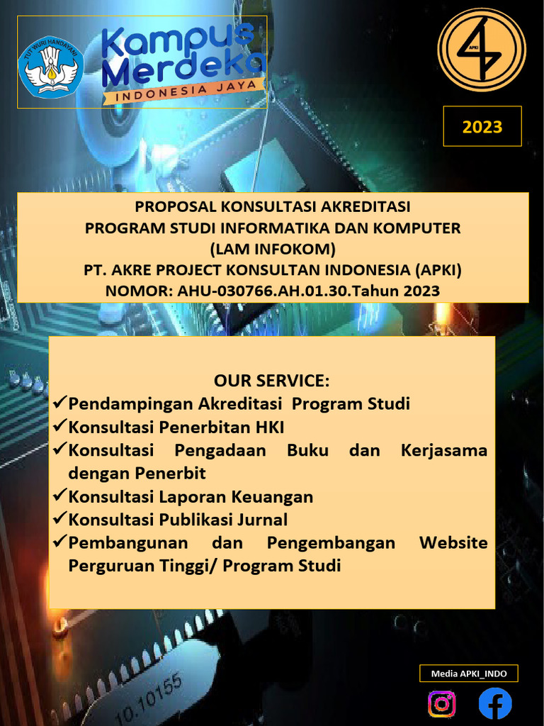 Proposal Akreditasi LAM-INFOKOM | PDF | Komputer