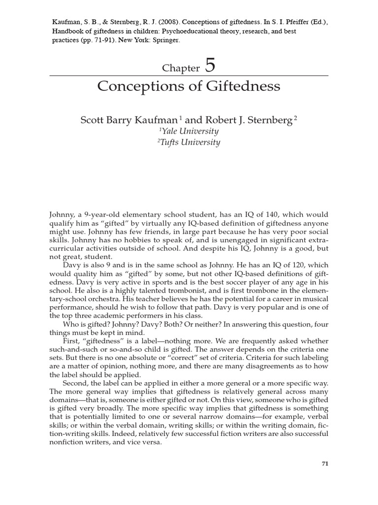 Understanding Giftedness | PDF | Intellectual Giftedness | Neuroscience