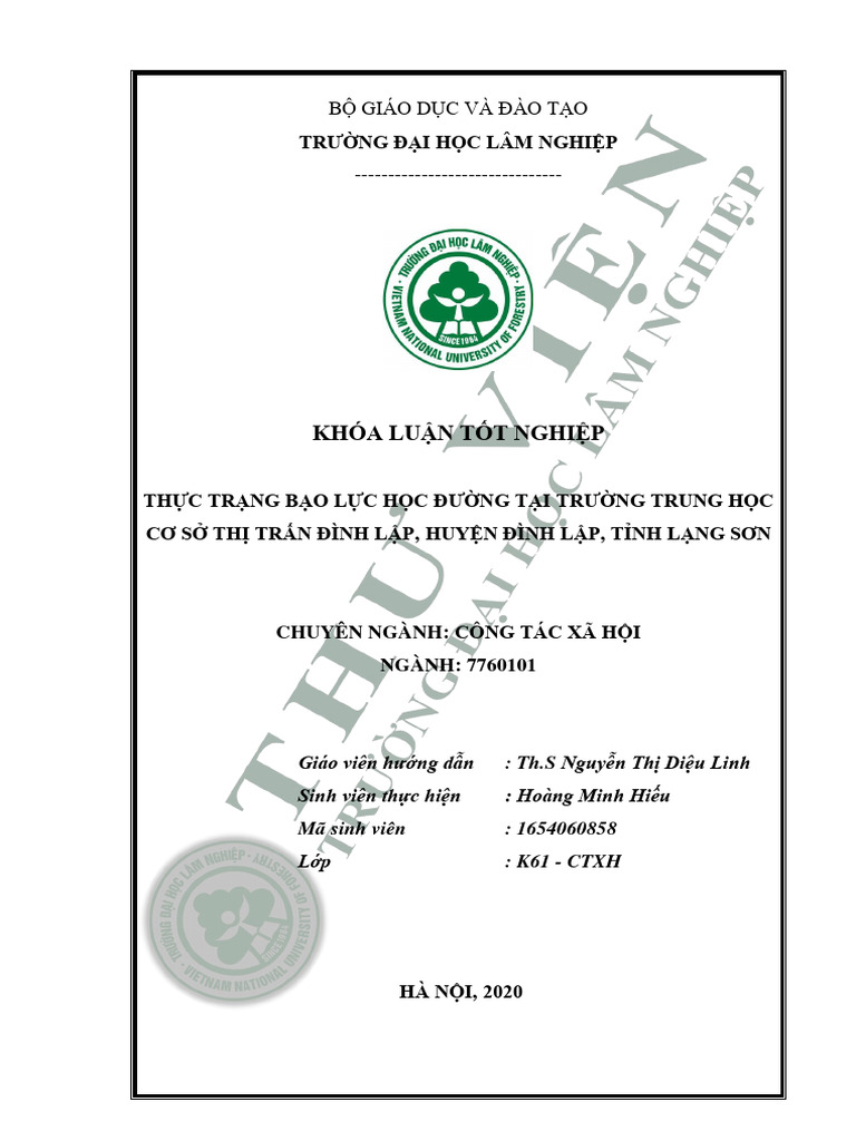 2020 K61 CTXH Hoang Minh Hieu | PDF
