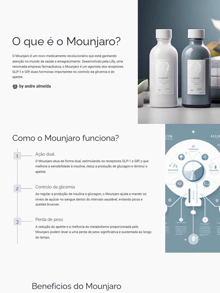 O-que-e-o-Mounjaro | Download grátis PDF | Diabetes | Obesidade