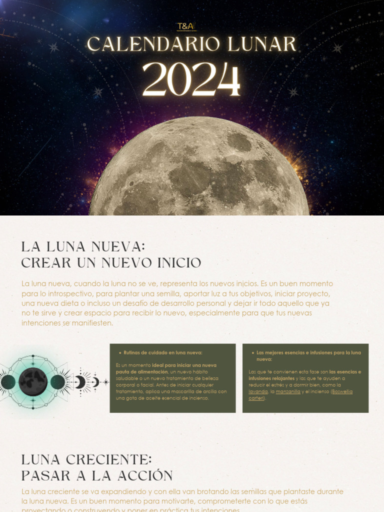 Calendario Lunar 2024-2025 Compressed %281%29 | Pdf