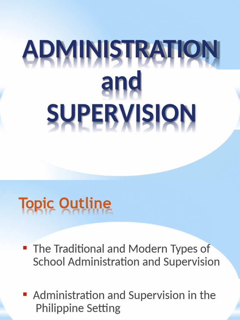 Final Educational Supervision - Day 2 | PDF | Teachers | Leadership