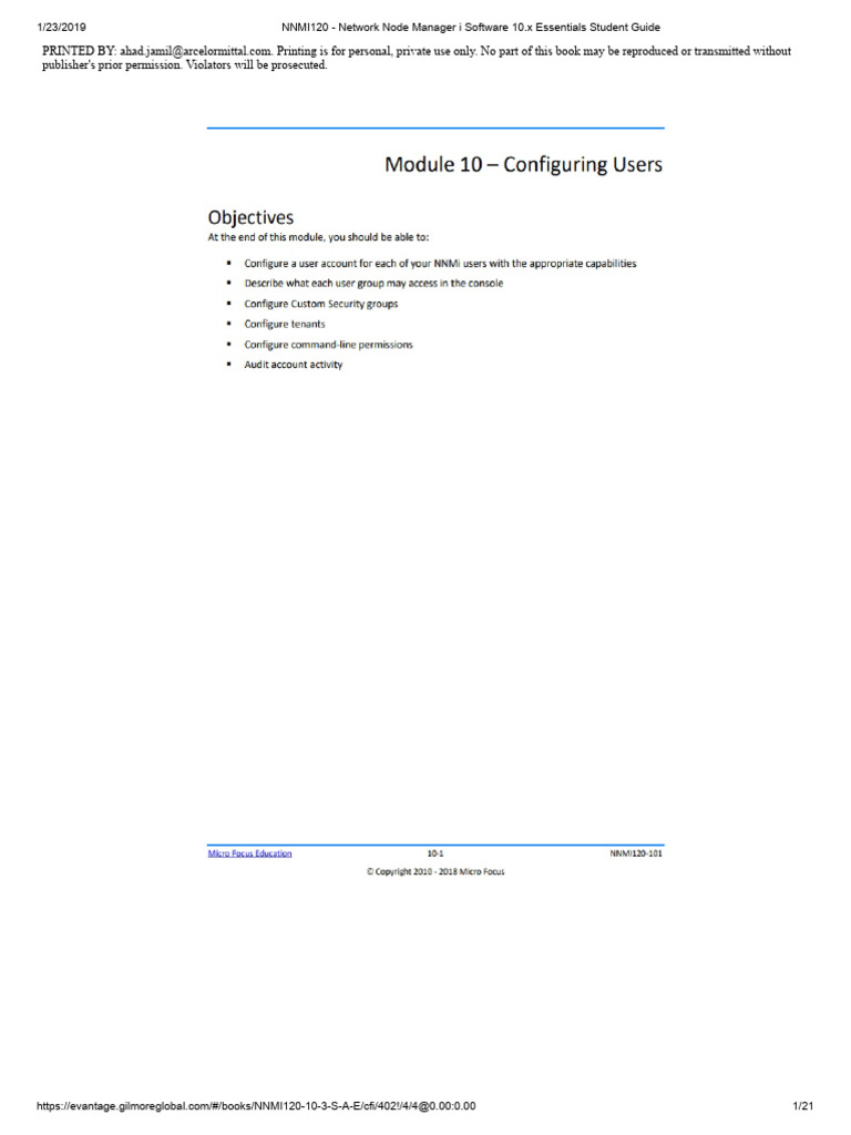 Configuring Users | PDF | Computing | Computer Networking