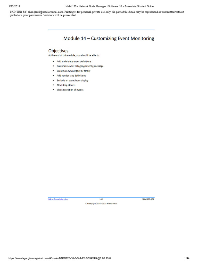 Customizing Event Monitoring | PDF | Information And Communications Technology | Computer Networking