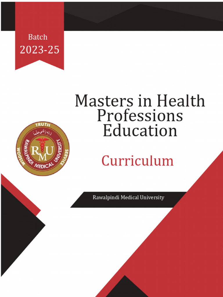 MHPE Curriculum 2nd Batch 2 | PDF | Educational Assessment | Curriculum