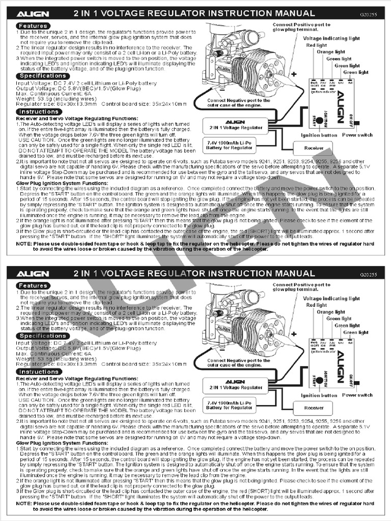 2 in 1voltage Regulator - en | PDF